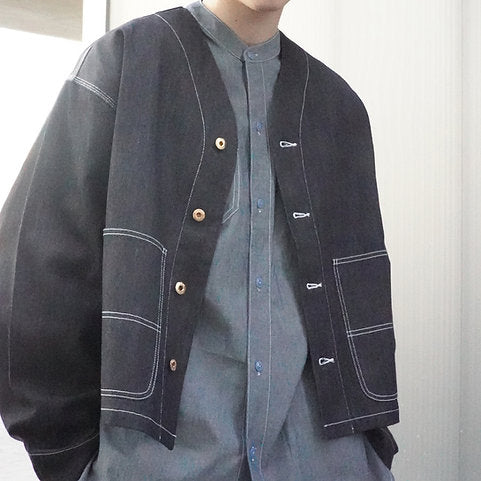 STANDARD TYPES V-NECK WORK JACKET | Good Story