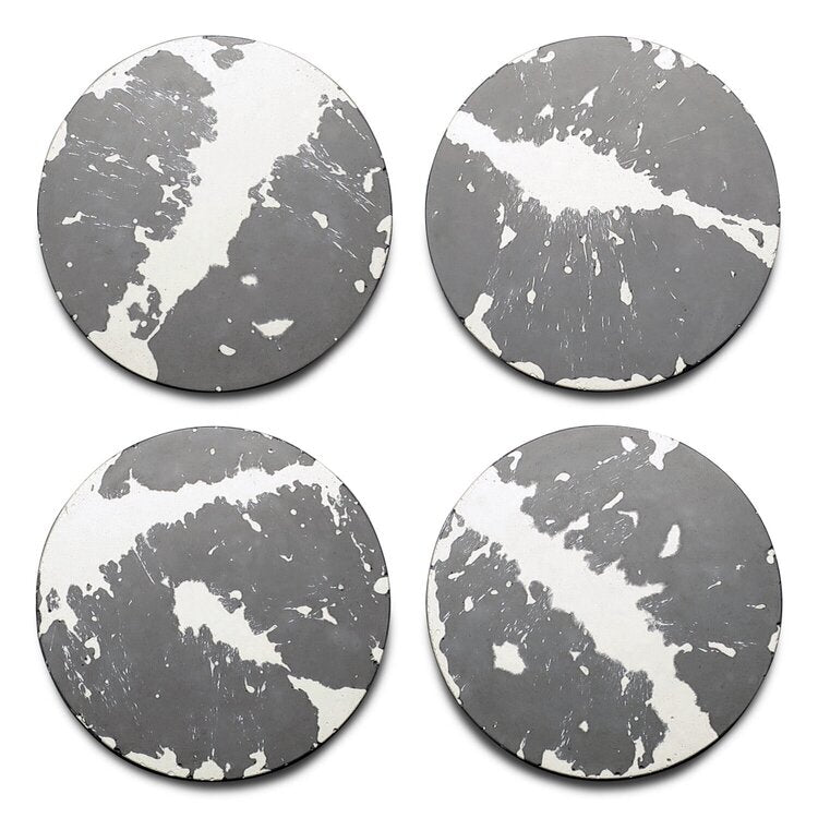CONCRETE + WAX CONCRETE COASTERS - SET OF 4 | Good Story